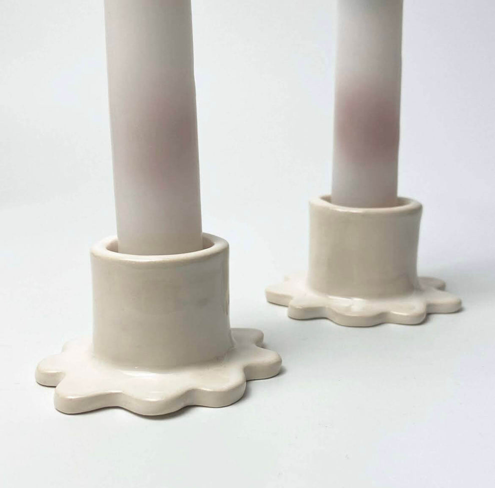 Ceramic Candlestick Holder - small